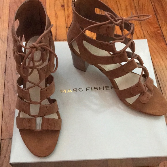 Marc Fisher | Shoes | Nwt Marc Fisher Designer Leather Sandals | Poshmark